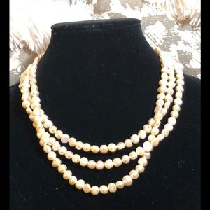 Boutique | Jewelry | Genuine Peach Colored Fresh Water Pearls | Poshmark